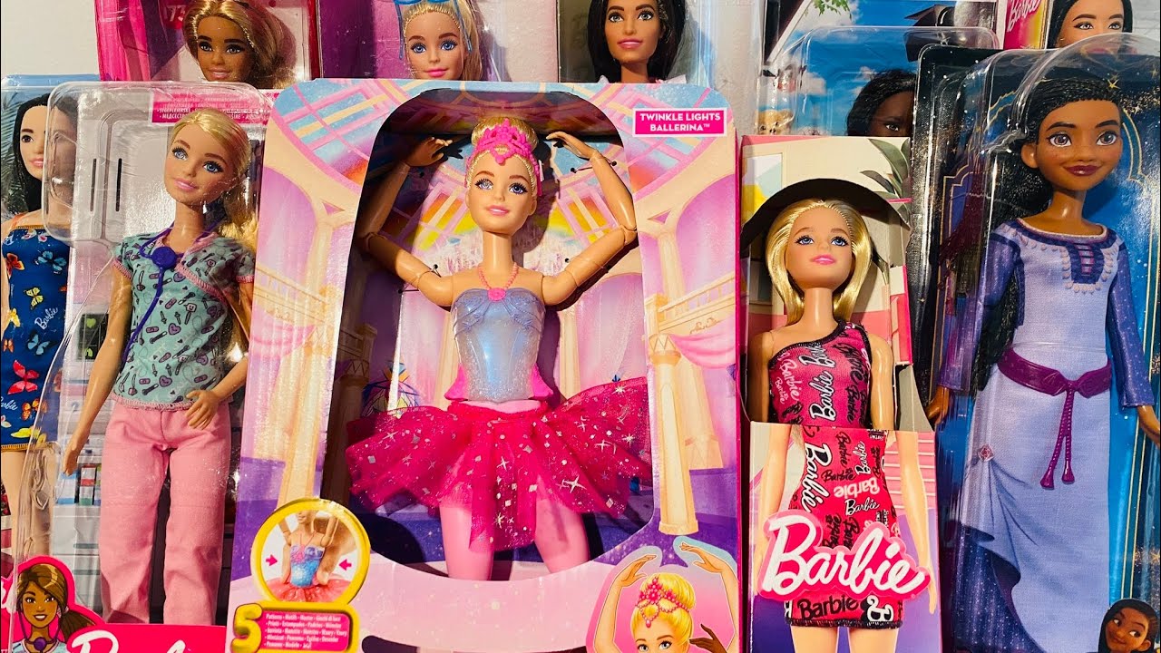 UNBOXING BARBIE BALLERINA VS PRINCESS ASHA DISNEY WISH! #ballerina # ...