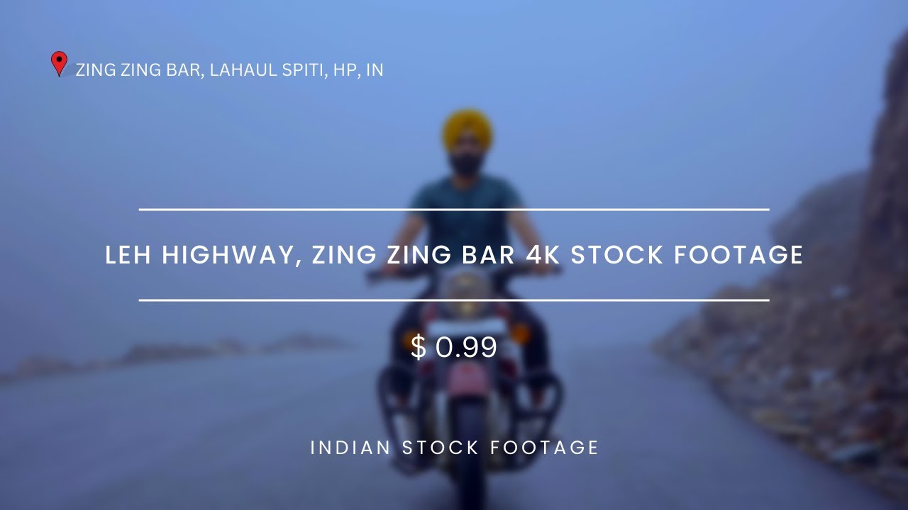 Indian Stock Footage - Leh Highway ZingZing Bar 4K Stock Footage $ 0.99 ...