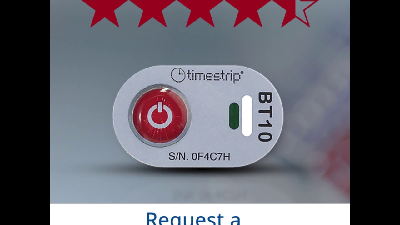 Timestrip Blood Temp 10: The Easiest Blood Temperature Indicator - YouTube