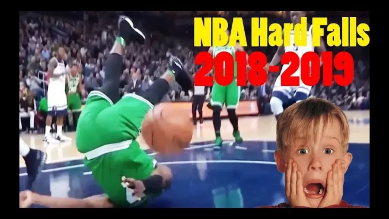 NBA Hard Falls 2018-2019 - YouTube