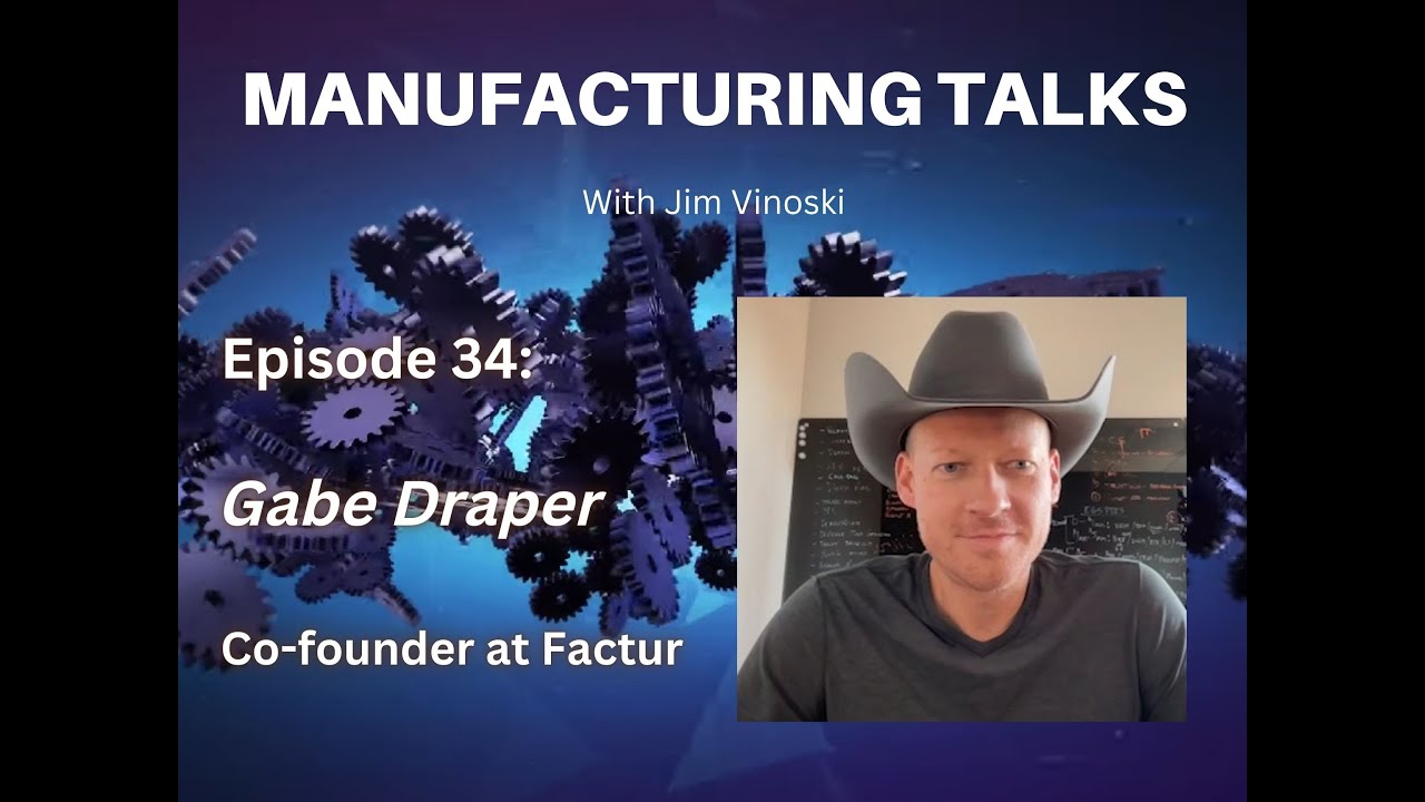 Gabe Draper, co-founder at Factur, is here to help manufacturers hunt ...