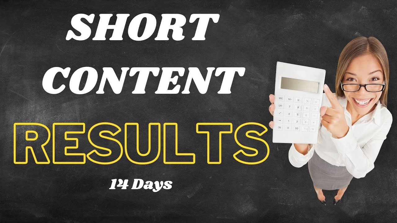 Short blog content update. It's been 14 days since I published 12 short ...