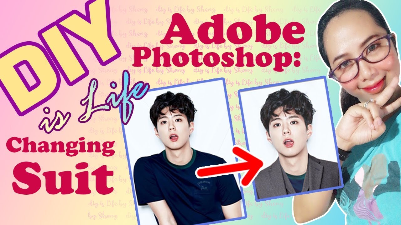Adobe Photoshop Tutorial: Changing Suit of an Image - YouTube