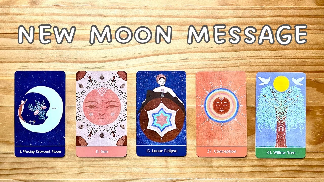 Watch THIS with the NEW MOON 🌑 PICK A CARD 🌑 perfectly timed message ...