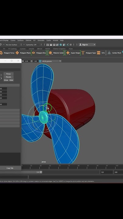 Animate Fan with MEL Expressions in Maya Software - YouTube