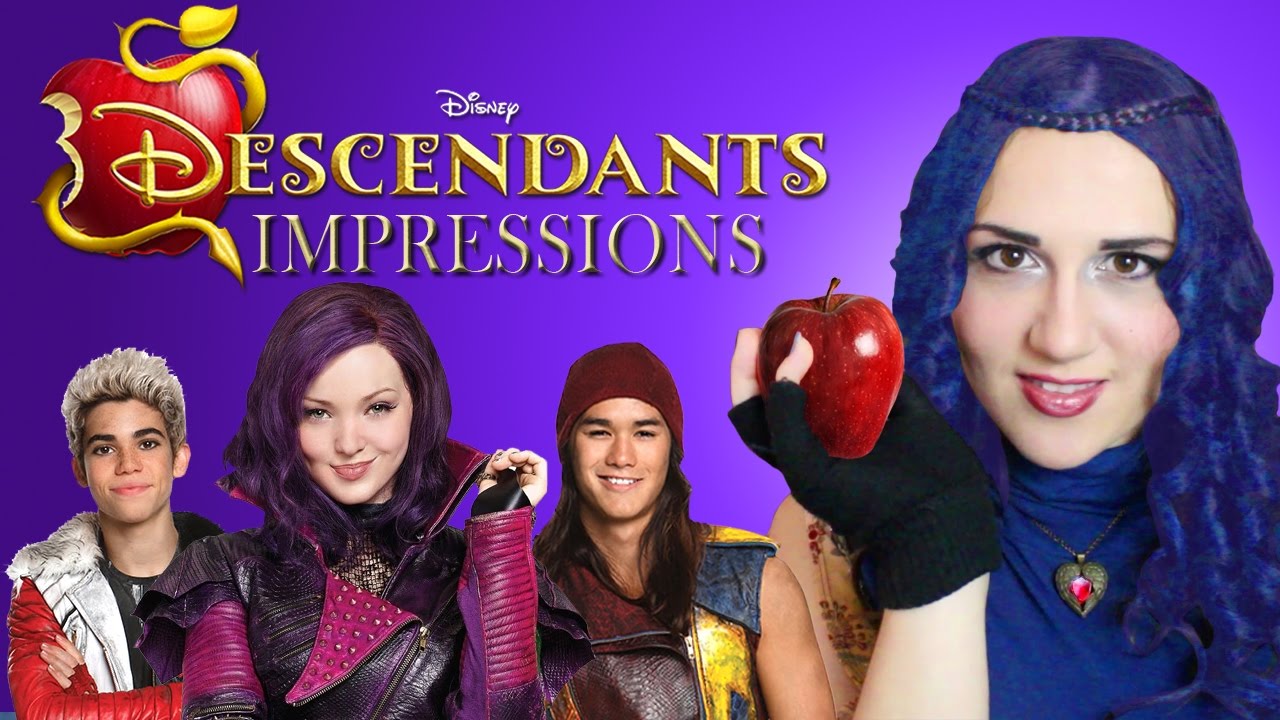 Disney Descendants Impressions - Madi2theMax - YouTube