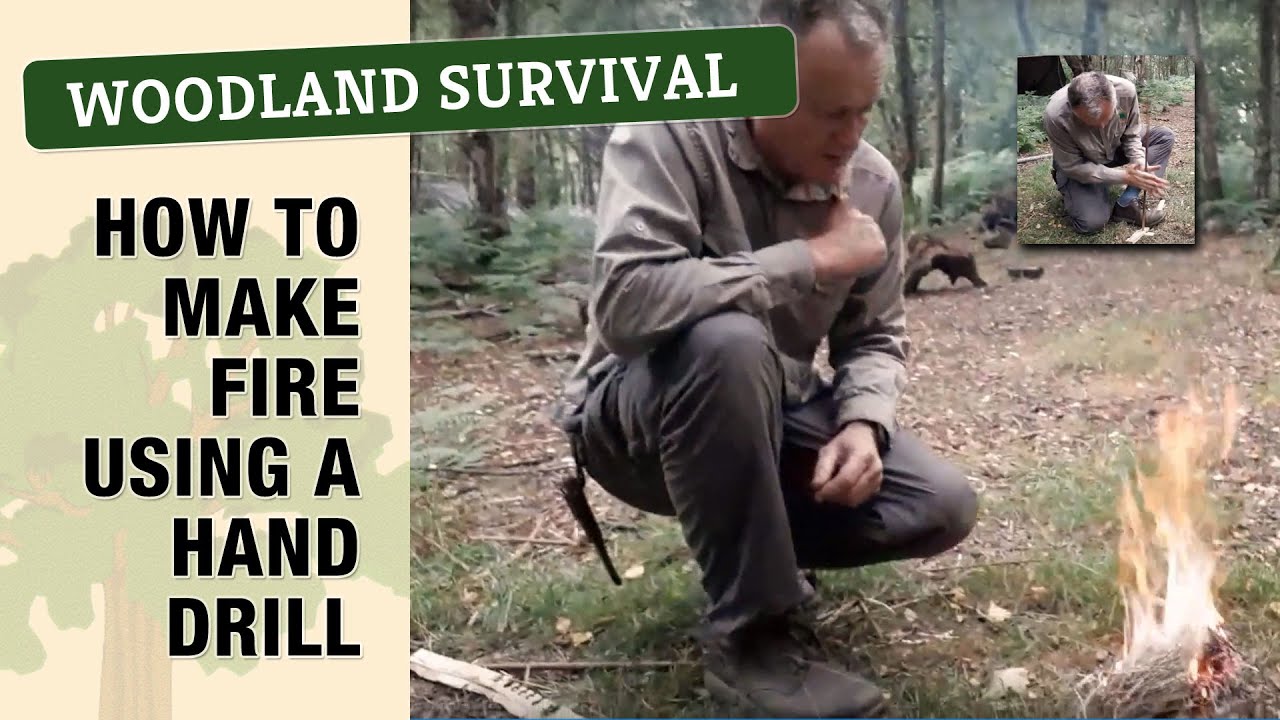 Using a Hand Drill to Make Fire | Survival - YouTube