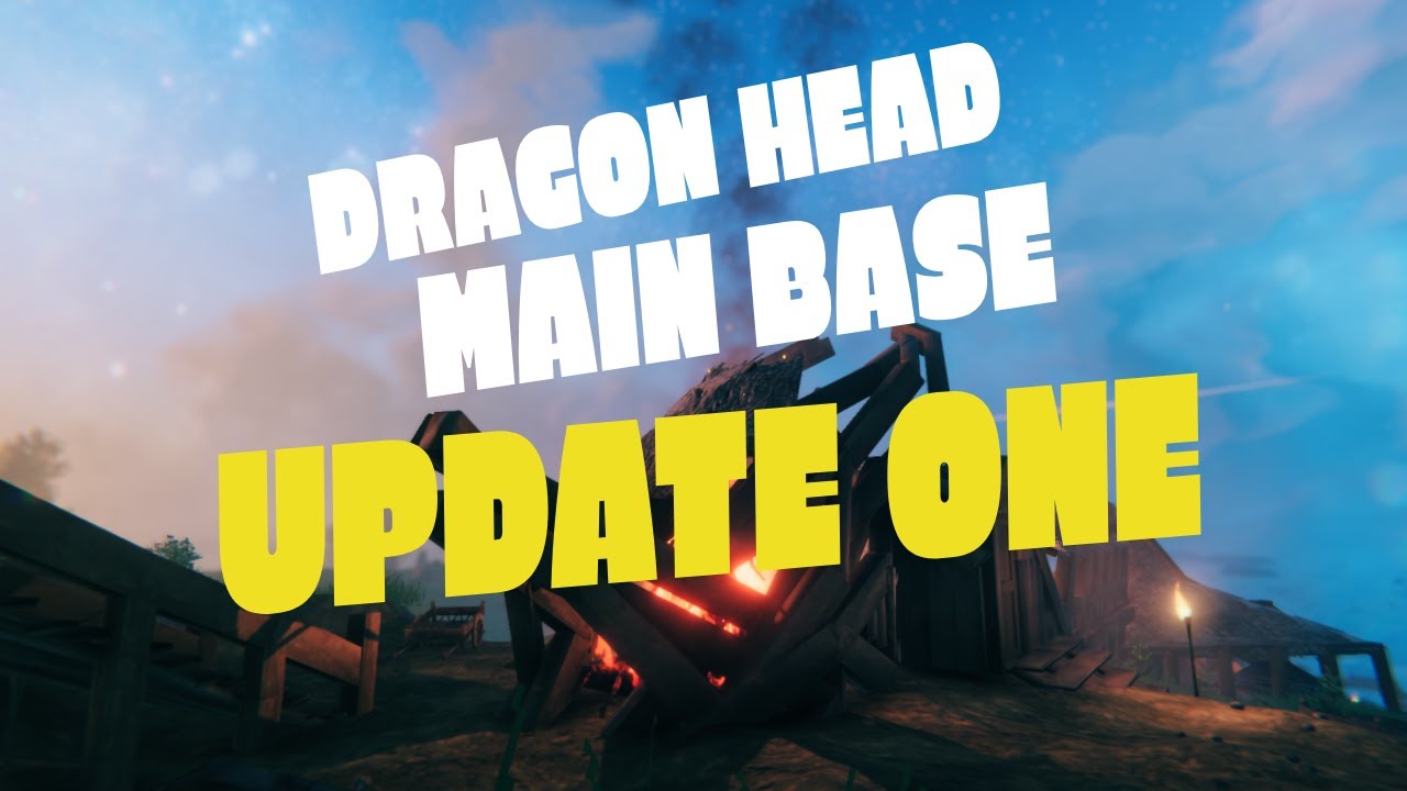 Valheim Custom Build | Dragon Head Fireplace Cliff House - Update 1 ...