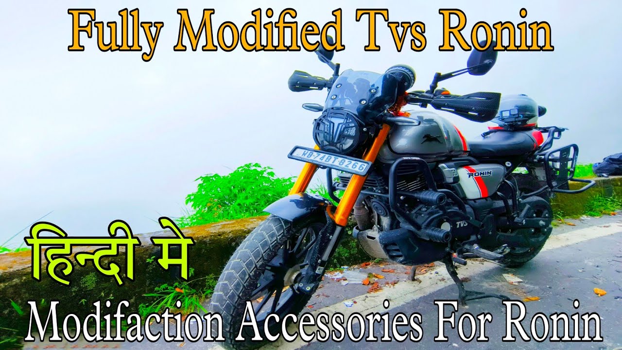 Tvs Ronin Best Touring Modification/ Modified Tvs Ronin 225 - YouTube