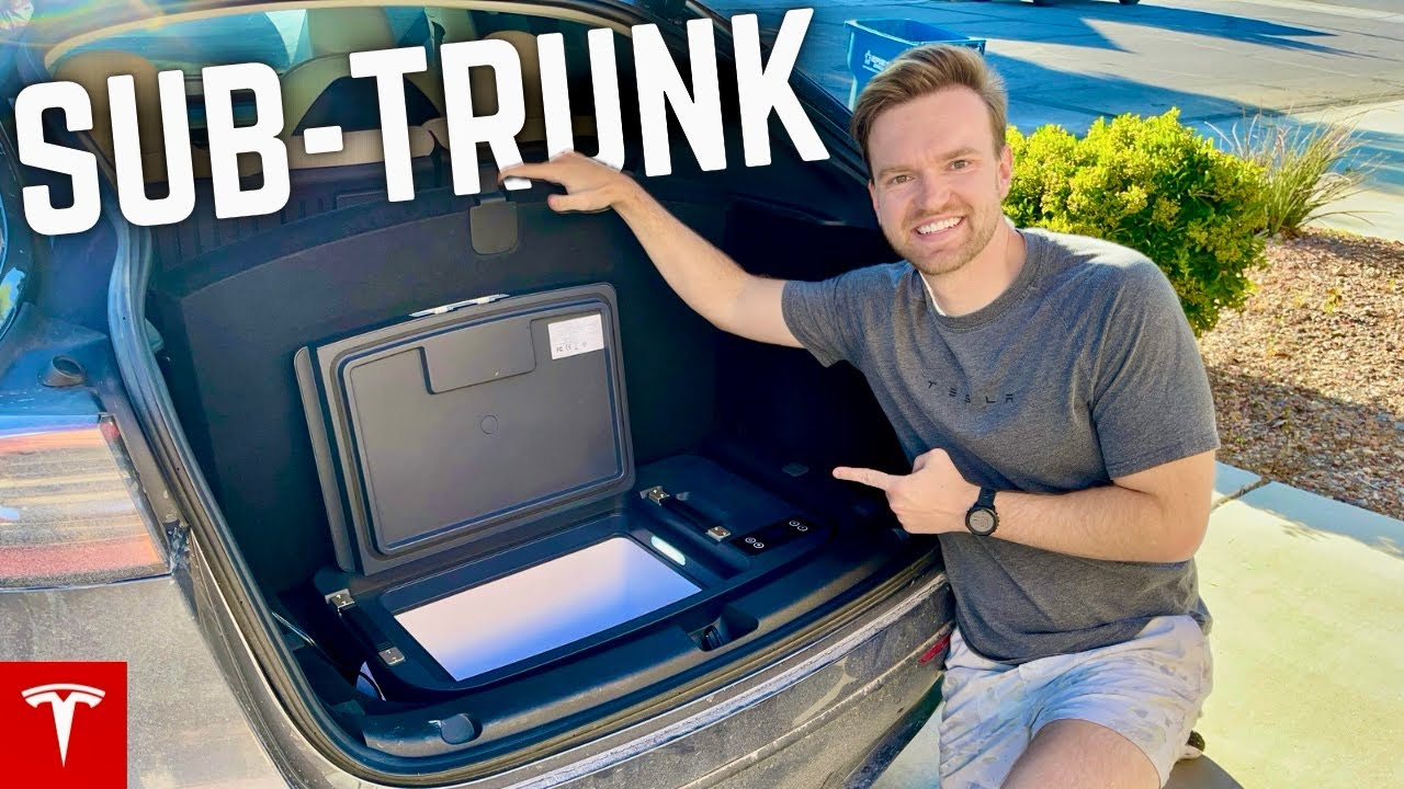 Tesla Model Y FRIDGE for Camping & Road Trips - YouTube