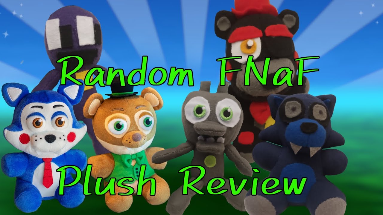 Random Custom and Offical FNaF Plush Review - YouTube