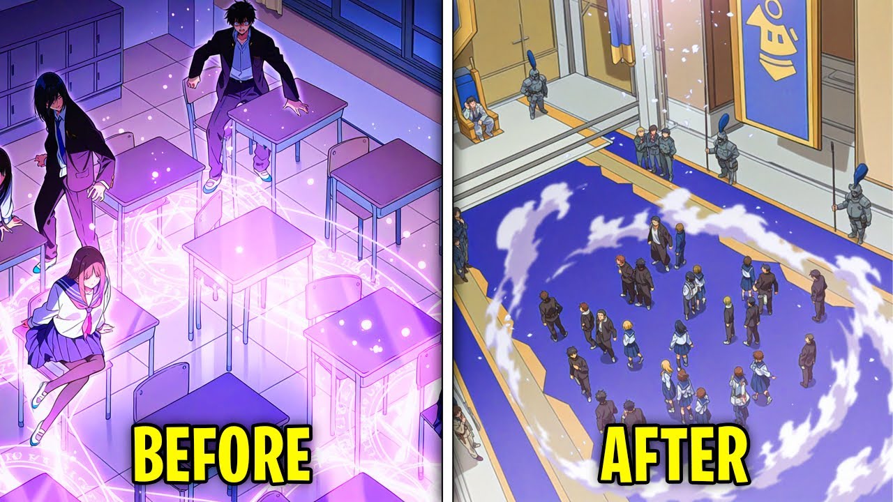 Prodigy Class Is Teleported To A World Of Magic And Now They Must Survive!-Manhwa Recap - YouTube