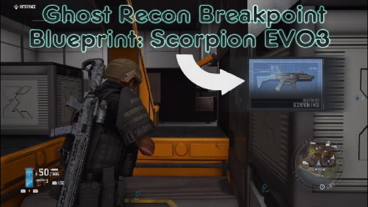 Ghost Recon Breakpoint Blueprint : Scorpion EVO3 - YouTube