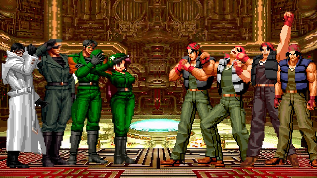 [KOF Mugen] HEIDERN TEAM VS RALF TEAM - YouTube