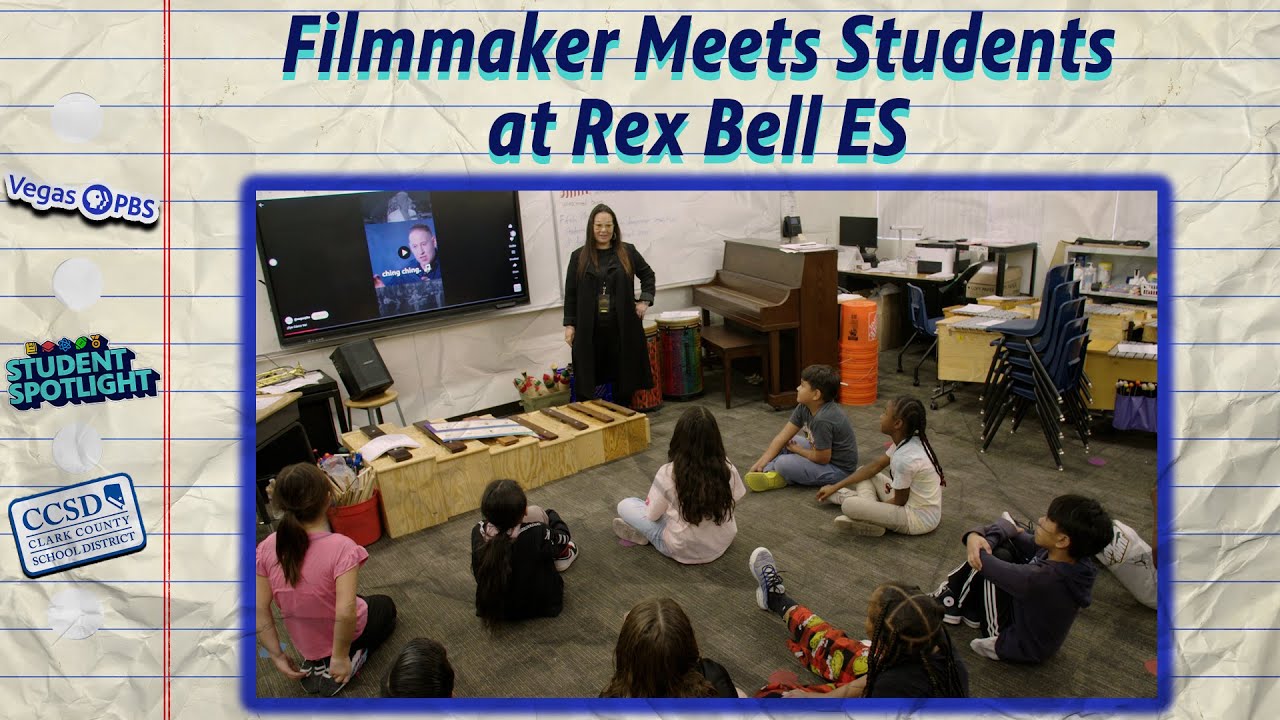 Filmmaker Meets Students at Rex Bell ES - YouTube