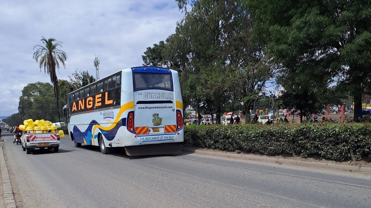 KENYAN BUSES CRUISING ON A104 FEATURING THE GUARDIAN, EASY COACH,ENA ...