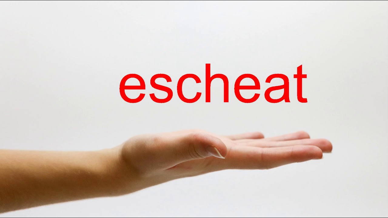 How to Pronounce escheat - American English - YouTube