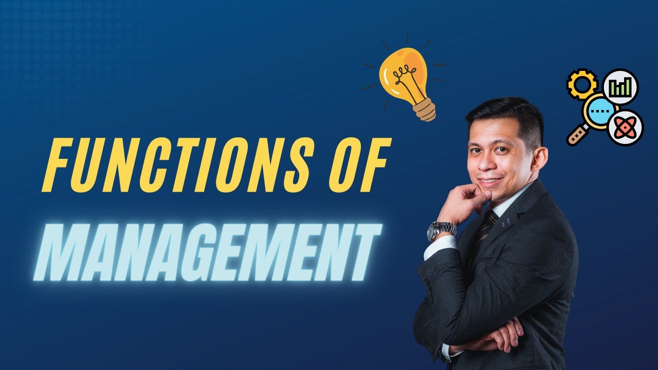 The Functions Of Management: What Every Manager Needs To Know - YouTube