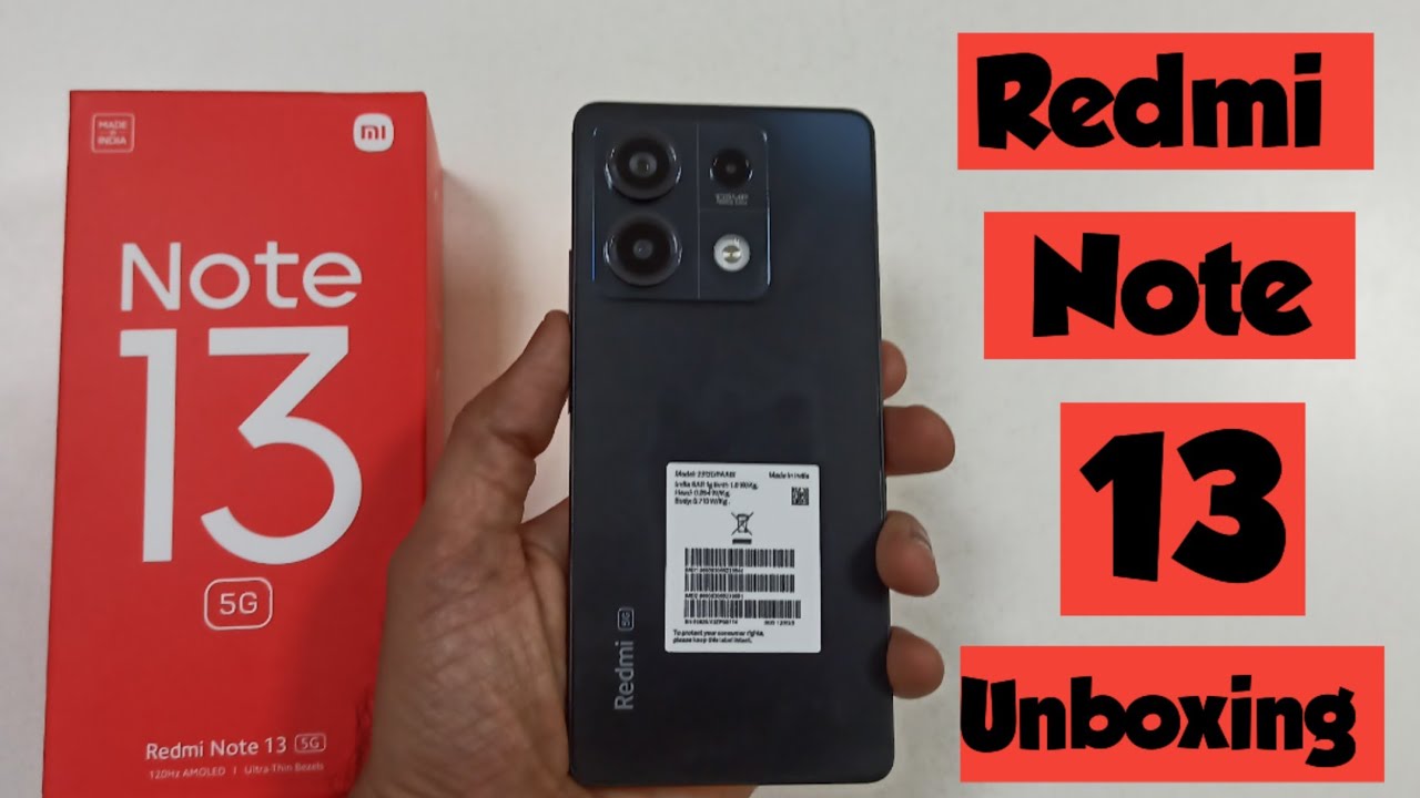 Redmi Note 13 5G Unboxing - YouTube