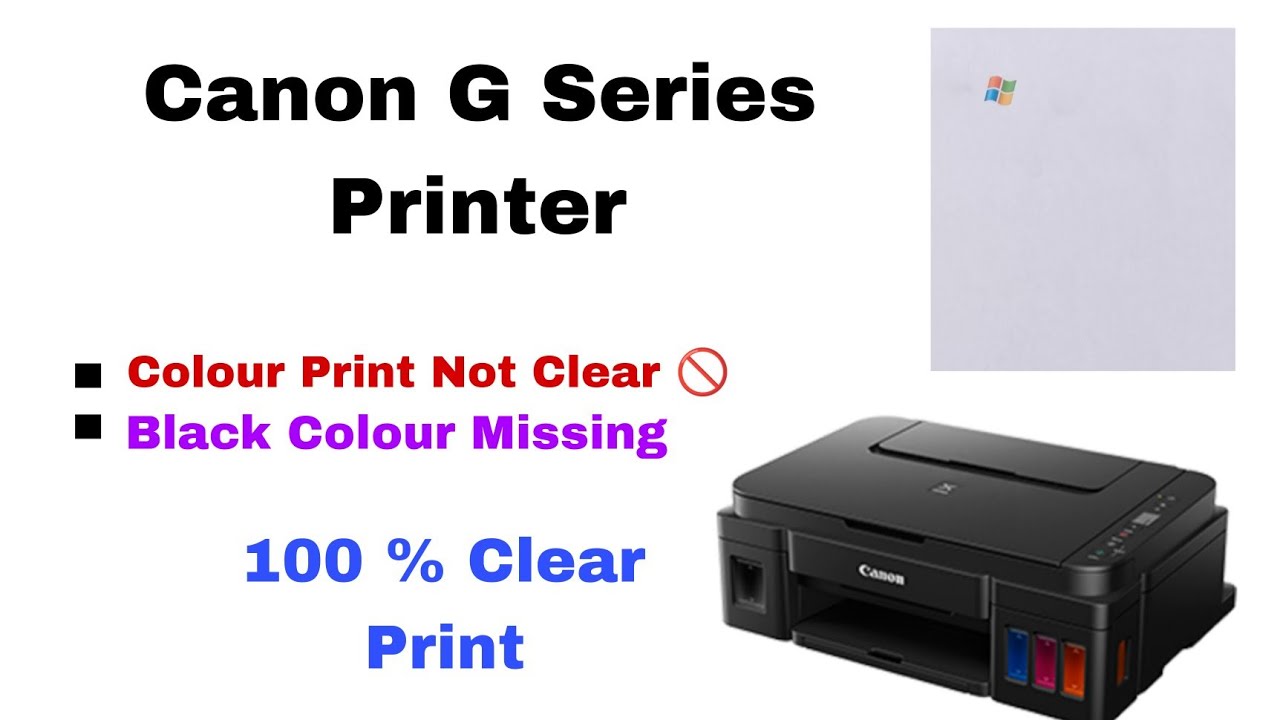 Canon G Series Colour Printer Black Colour Not Printing 1 2 Colour canon-g-series-colour-printer-black-colour-not-printing-1-2-colour