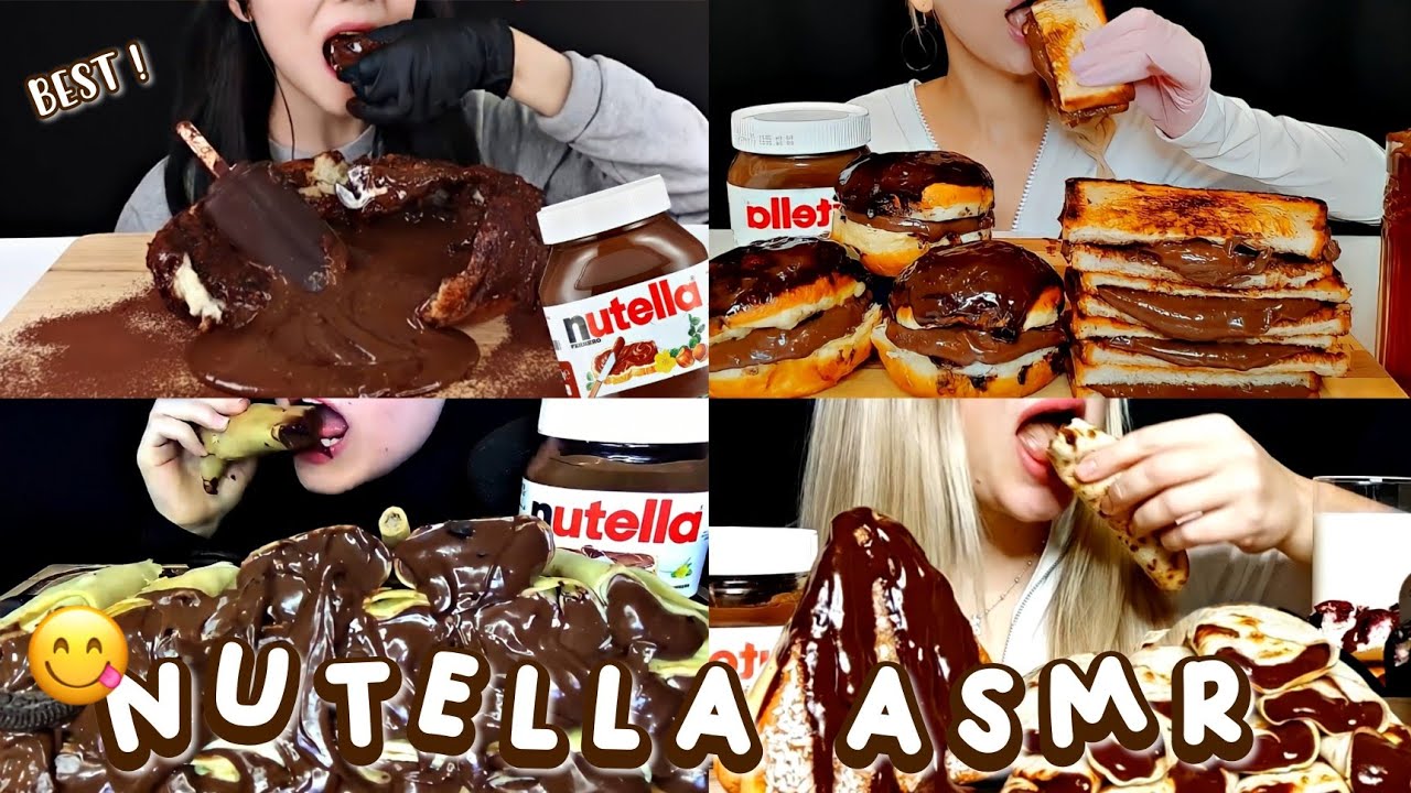 ASMR PARTY NUTELLA 🤤 [Compilation Video] - YouTube
