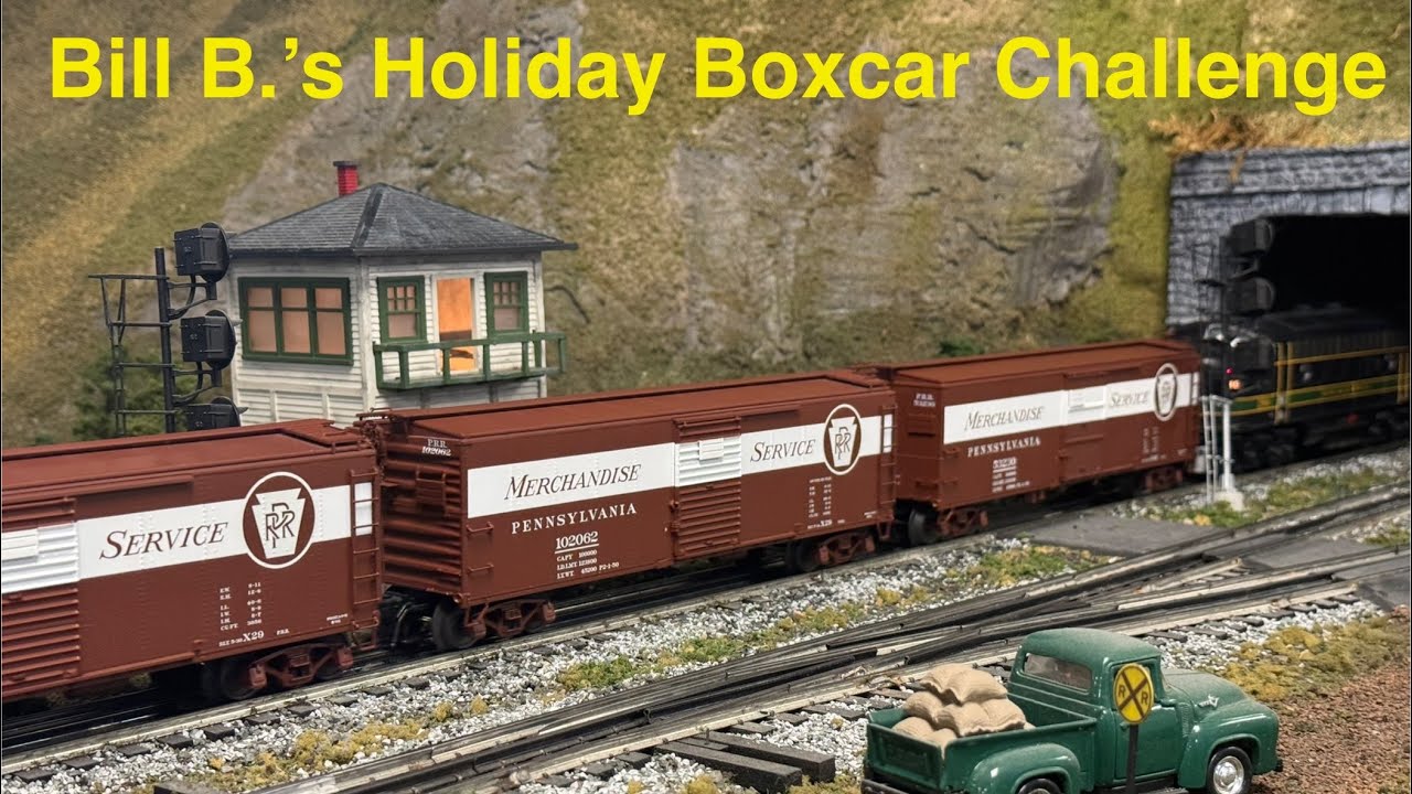 Bill B’s Holiday Boxcar Challenge! 60 scale boxcars!! # ...