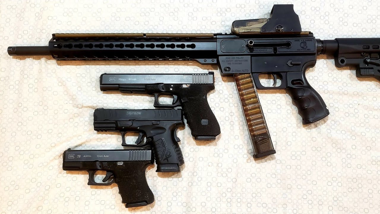 Springfield XDM 3.8 10mm VS Glock 29 - YouTube