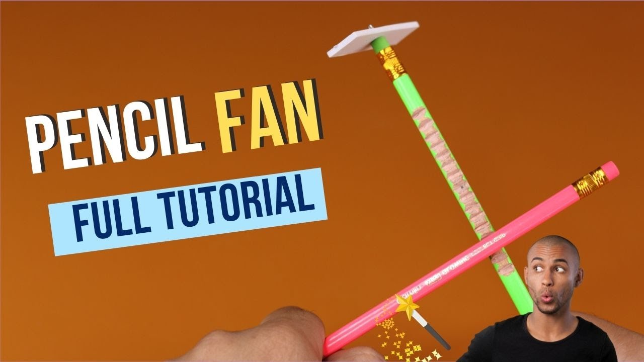 How to build a Pencil Fan || Easy DIY Project - YouTube