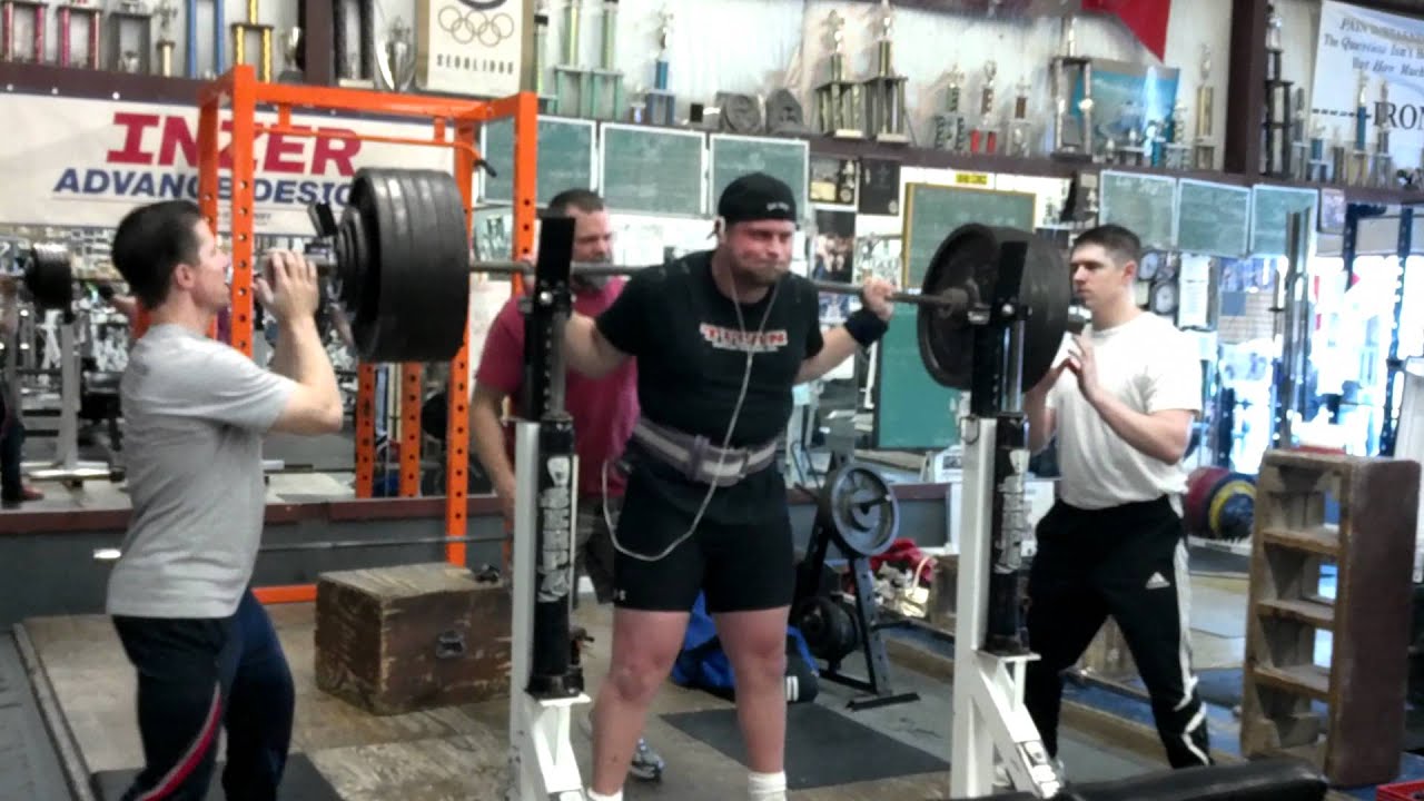 650lbs x 2 1/2 RAW... Josh Combs IP4L - YouTube
