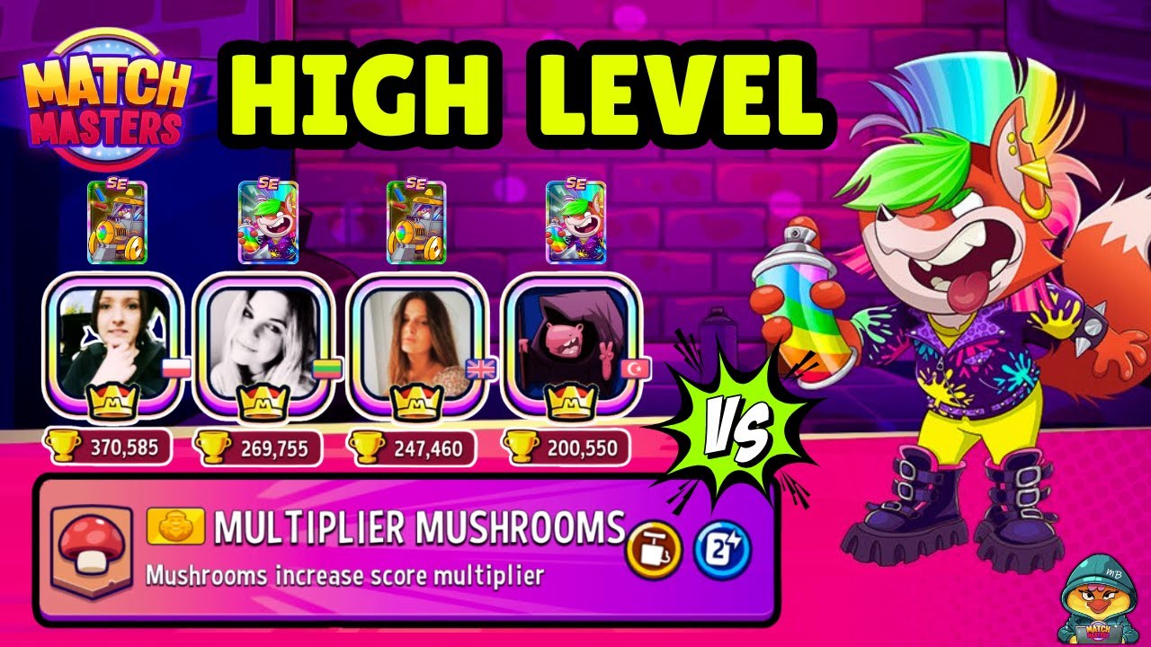 -SE- FOXY ROXY FACING HIGH LEVEL PLAYERS | Match Masters Multiplier ...