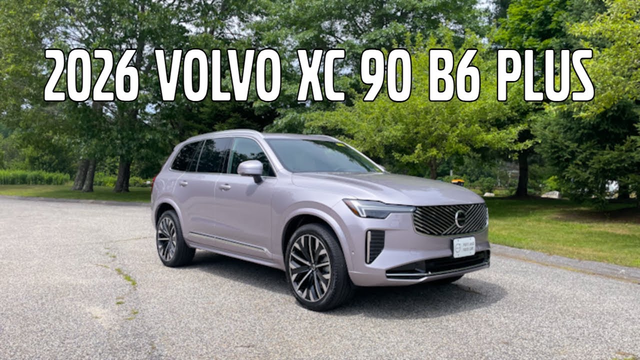 2026 Volvo XC90 B6 Plus 7-Seater in Aurora Silver - YouTube