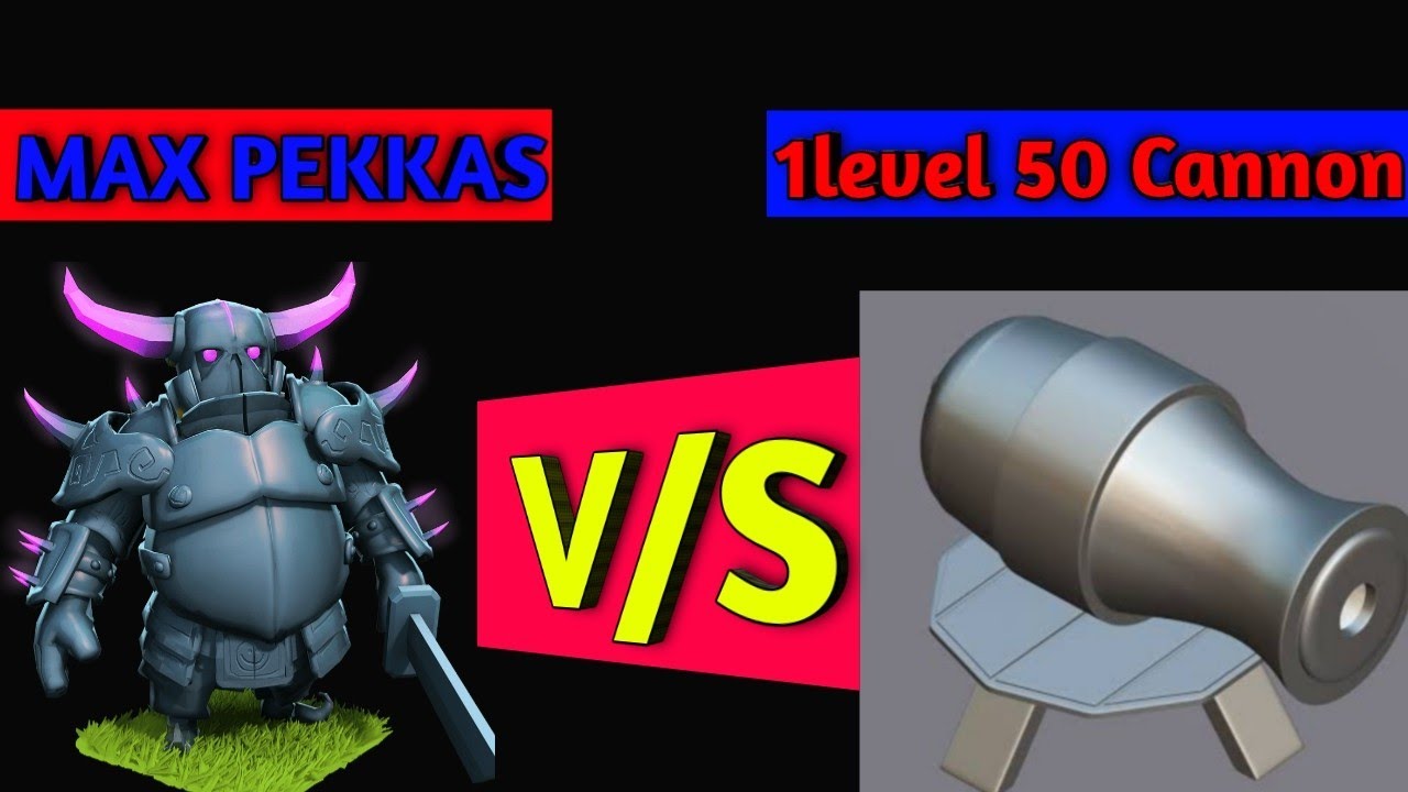 🇮🇳 Maxed Pekka V/S Level 1 Cannons | Can we do 100% Attack With ⭐⭐⭐ ...