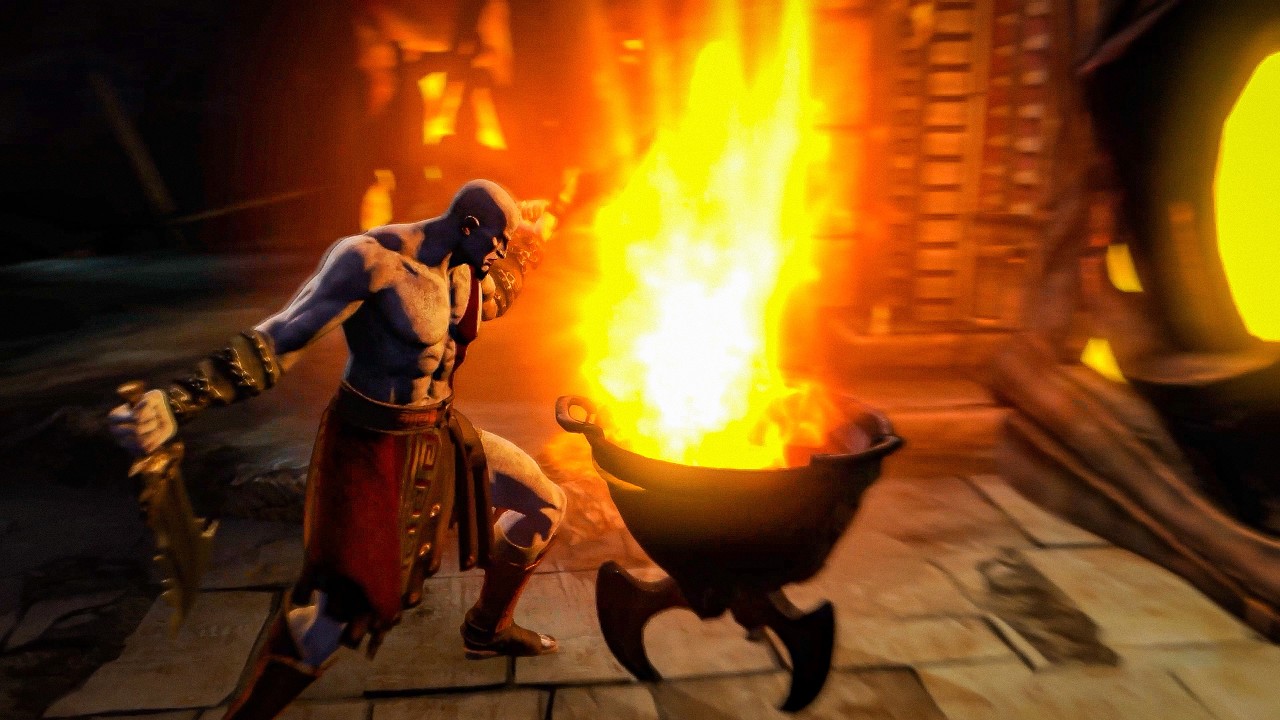 Kratos Gains The Fire of Ares - God of War Ascension PS5 - YouTube