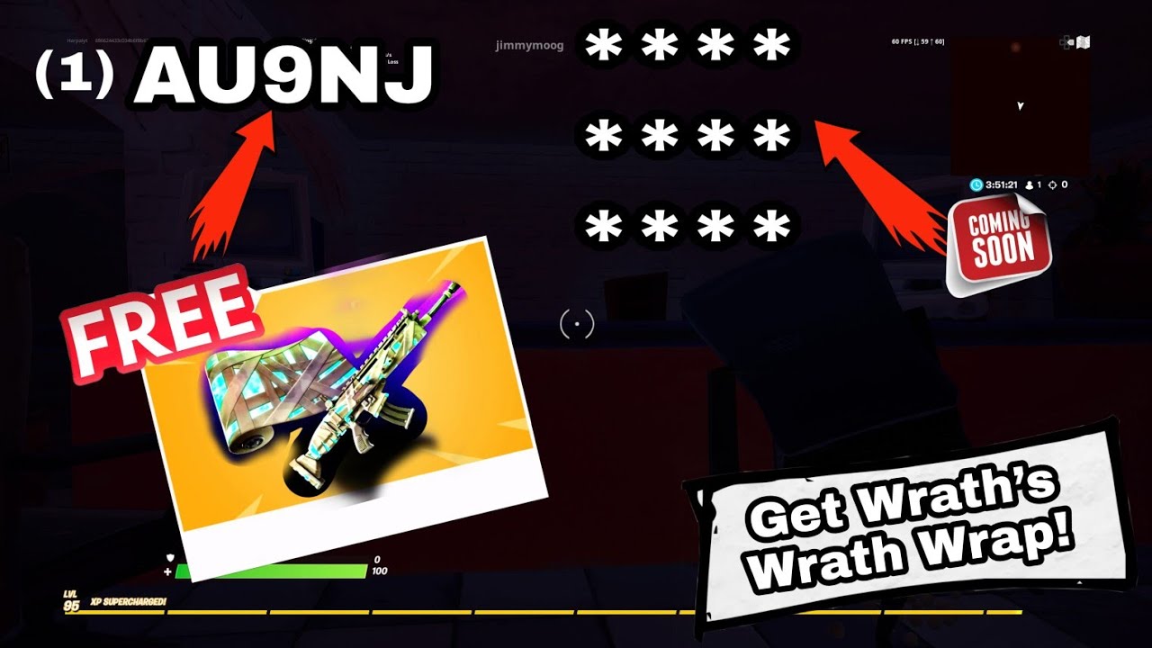 Fortnite Creative Code Hunt Get Free Wrath’s Wrath Wrap ( Part 1 ...
