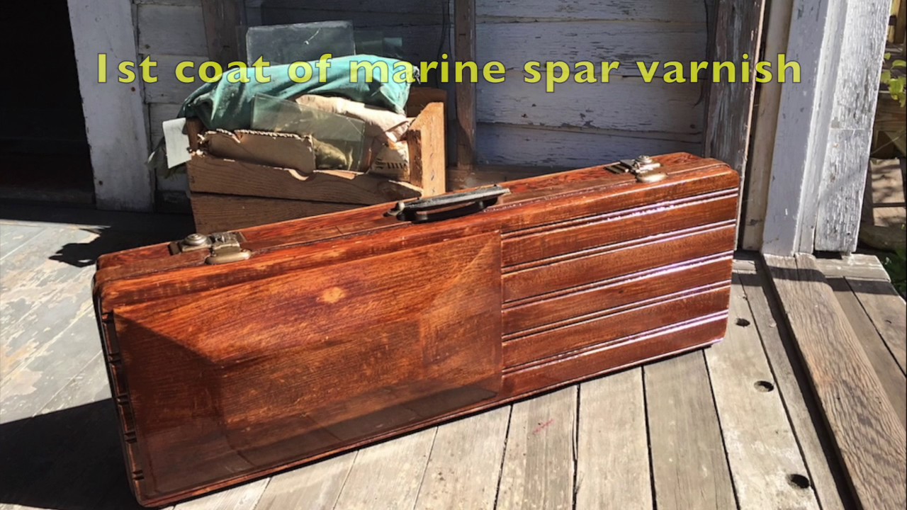 Renovating an old violin case by Randy Miller - YouTube
