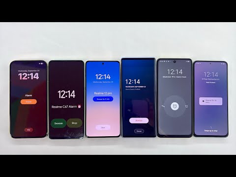 Alarm Clock & Timer iPhone 13 PM + Realme C67 + Realme 12 Pro + LG Wing + Blackview 8 + POCO F4
