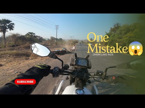 Dhom Lake Ride Gone Wrong 😳 | Crash + Extreme Off-Road Challenge