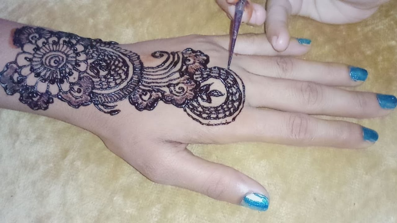 New Beautiful and Floral Arabic Mehndi Design | Mehndi Tube Channel ...