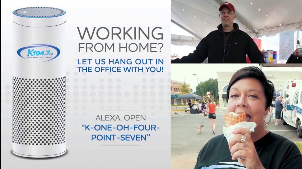 Did You Know You can Listen to K104.7 on Amazon Alexa!?!? - YouTube