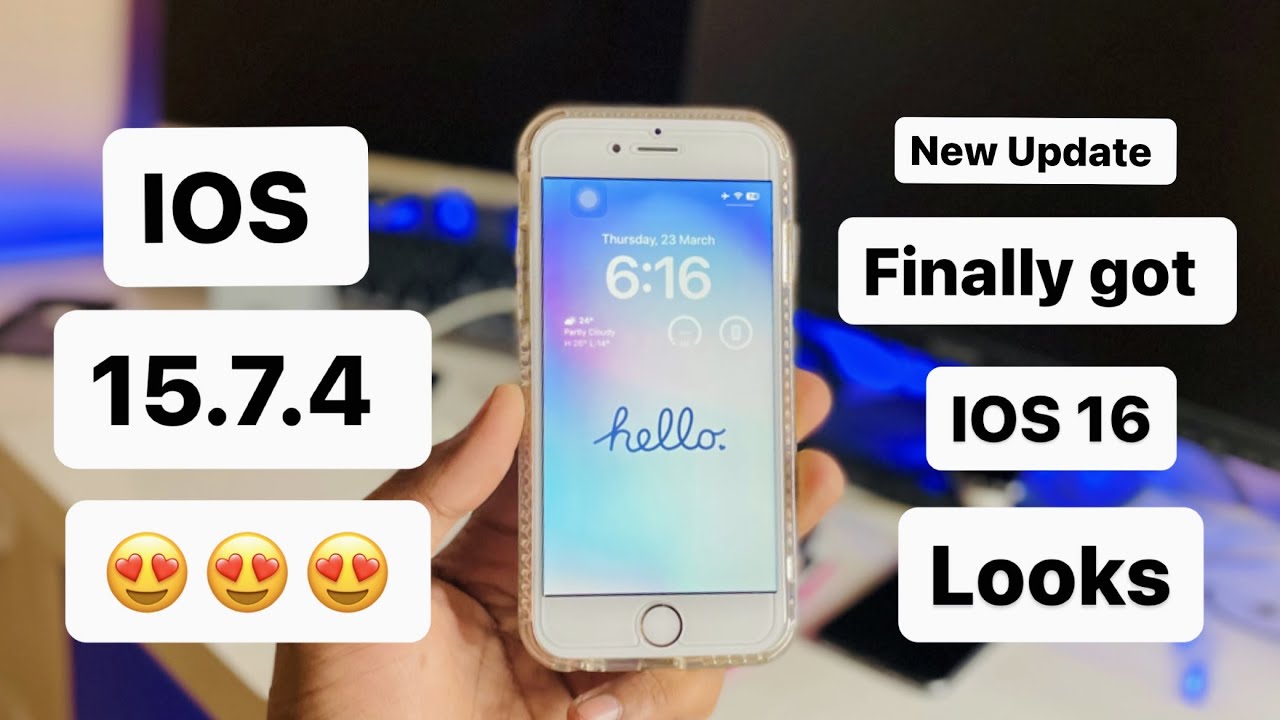New Update got ios 16 looks - iPhone 7 New update - YouTube