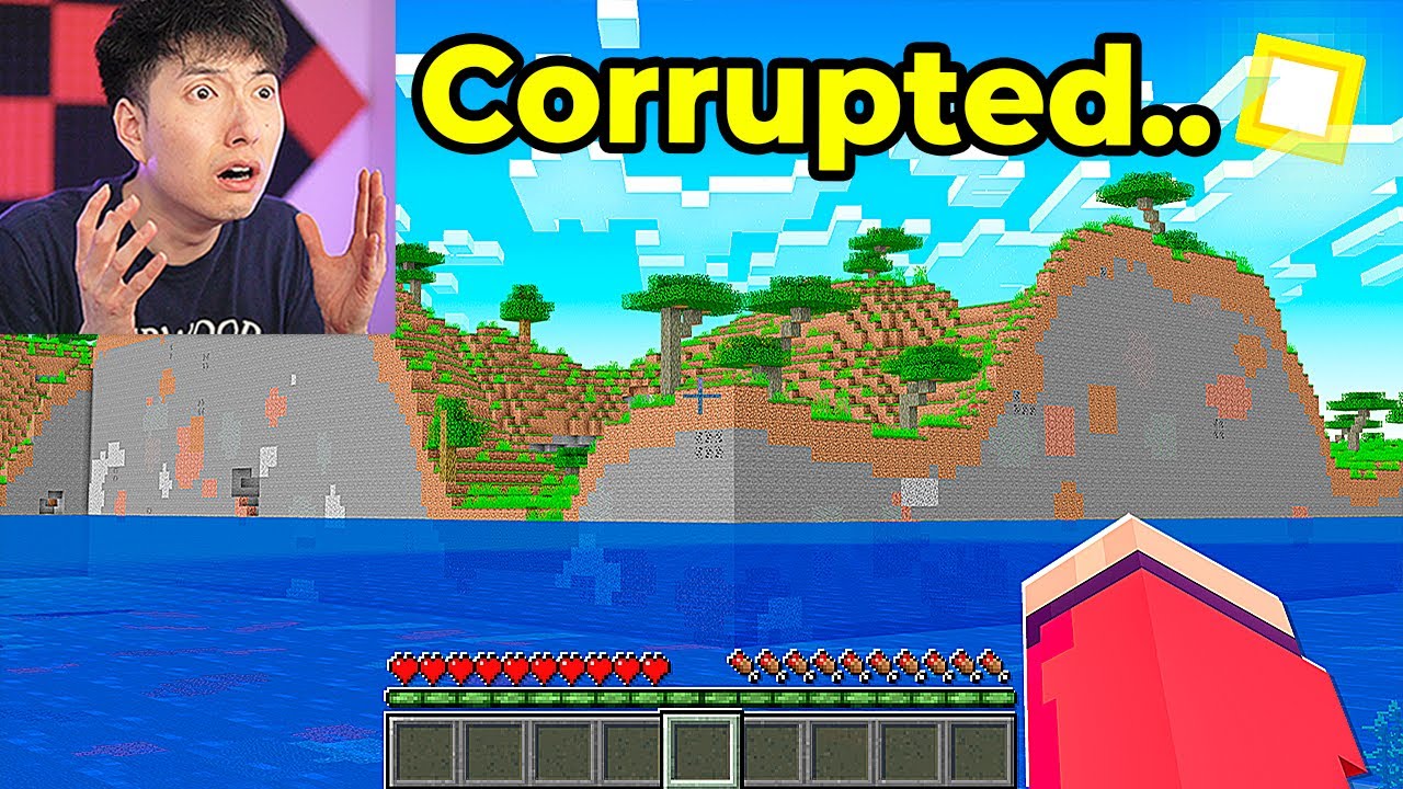That Moment When Your Minecraft World Gets Corrupted.. - YouTube