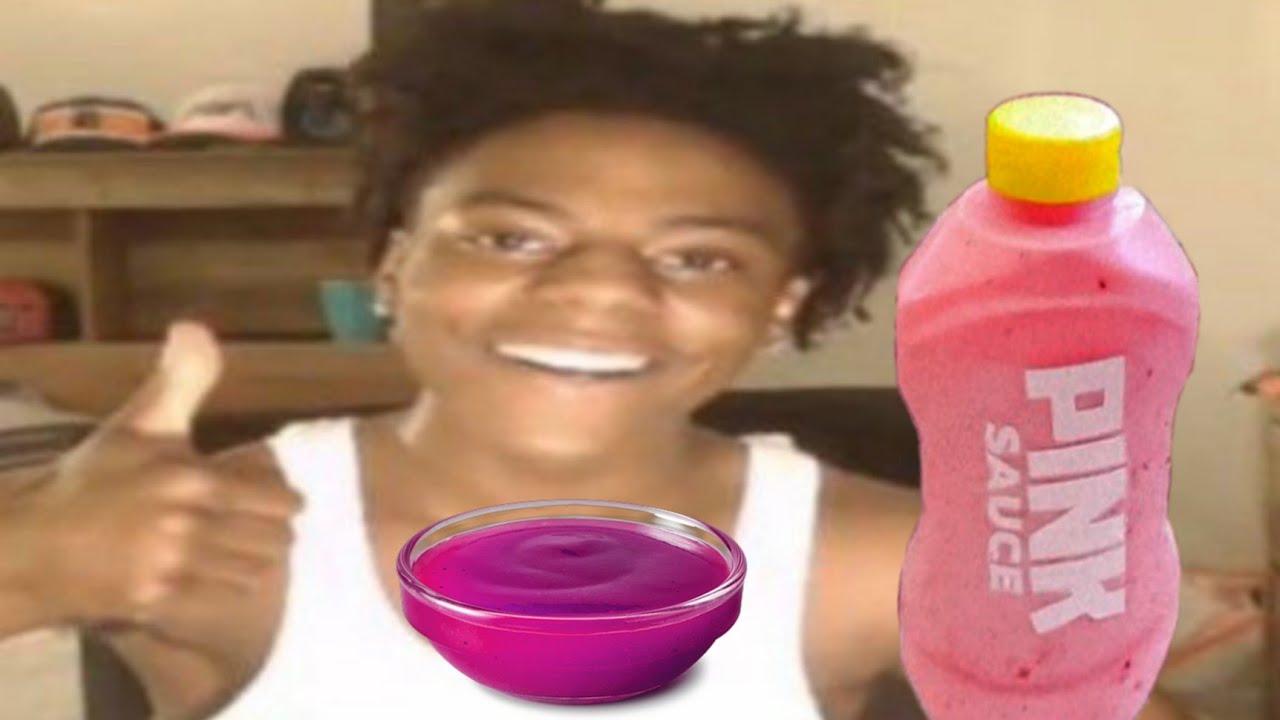 IShowSpeed tries Pink Sauce - YouTube