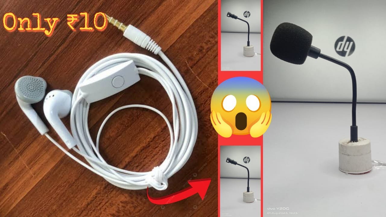 How to Make Mini Microphone With Stand at Home #microphone #DIY # ...