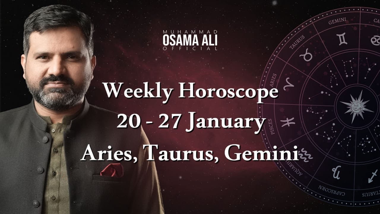 Weekly Horoscope for Aries, Taurus, Gemini | 20 - 27 January ...