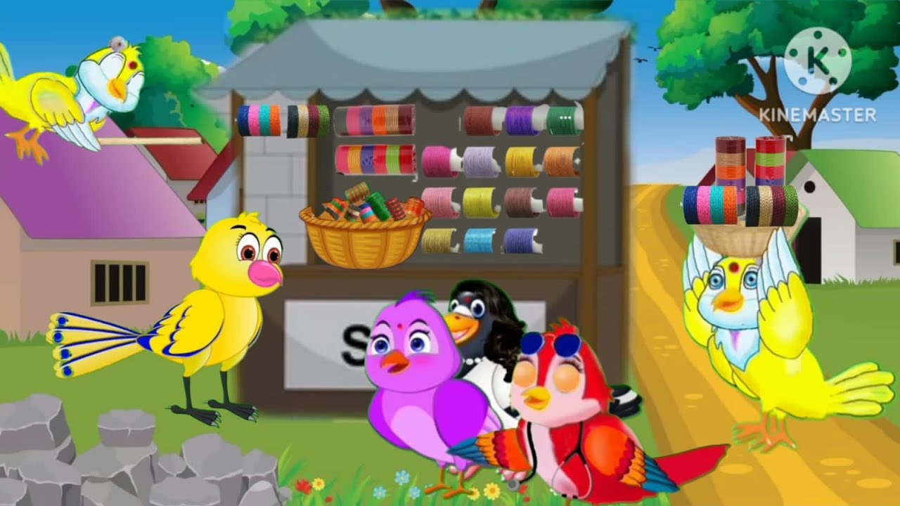 cartoon story /chidiya ki Kahani bird story/Rani chidiya tuni chidiya ...