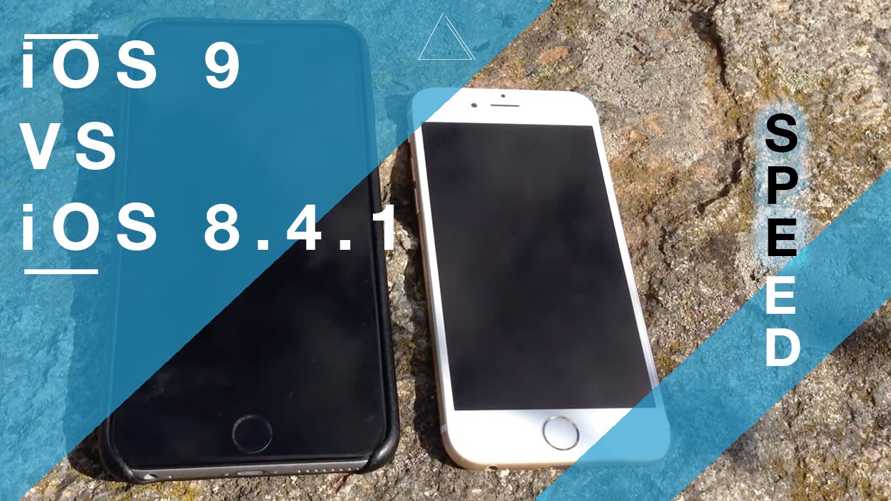 iOS 9 VS iOS 8.4.1 Speed Test on iPhone 6 - YouTube