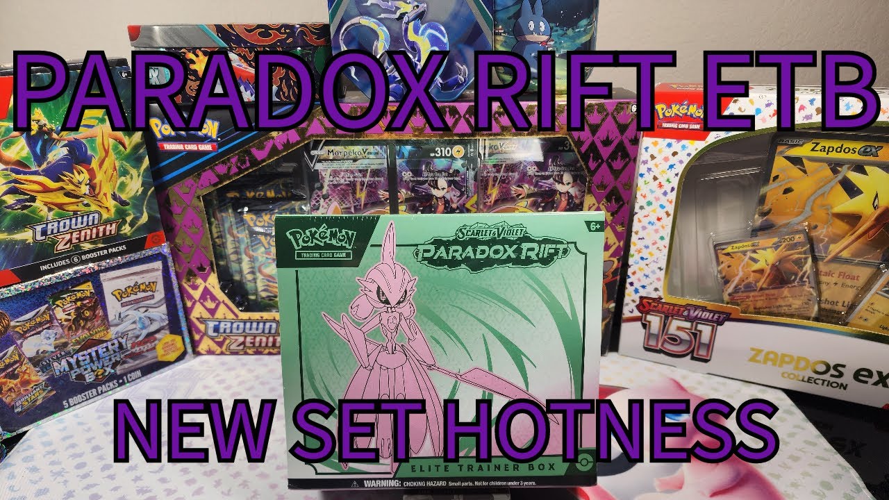 Paradox Rift ETB - Let's open an Elite Trainer Box from the newest set ...