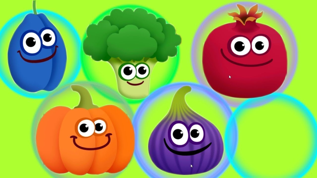 funny food: play amazing color foods to learn color number shapes, chơi ...