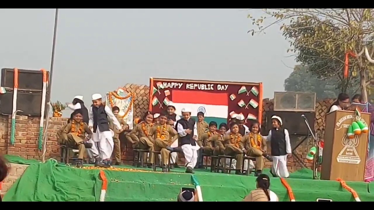 Kon Madari Kon Jamura Dance by Raja Ram School kids - YouTube