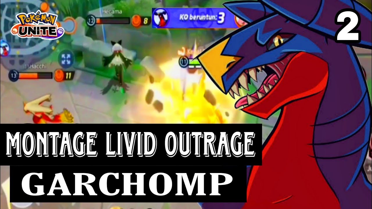 Montage Outrage Garchomp - Pokemon Unite - YouTube